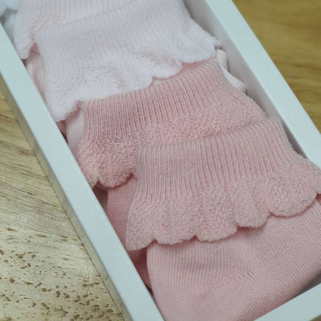 Baby Socks Pack of 3 - Lulu , size: 6-12m – Minene Thailand